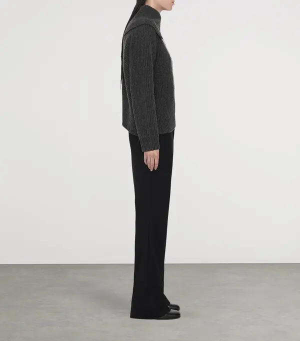 ALLSAINTS Wool Asymmetric Cleo Sweater