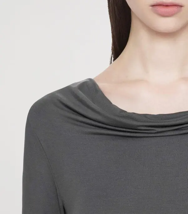 ALLSAINTS Cowl-neck Lilla Midi Dress
