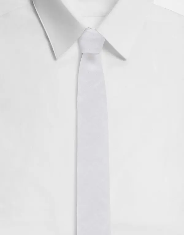 Dolce & Gabbana Textured-finish Linen Tie