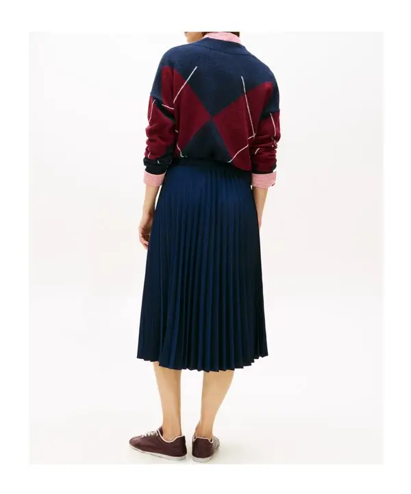 Tommy Hilfiger Pleated Midi Skirt