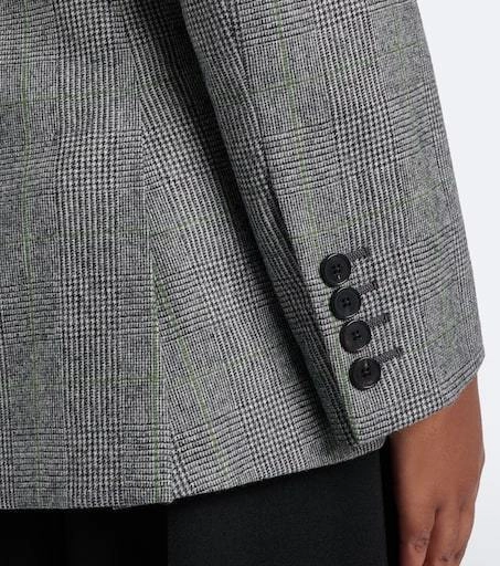 Givenchy Wales Check Wool Flannel Blazer