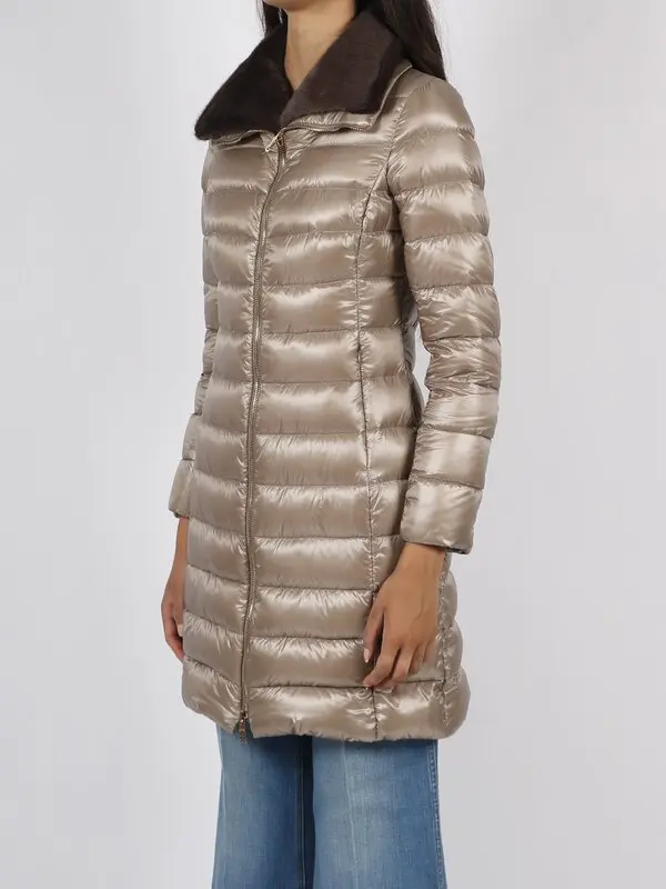 Herno Quilted Zip-up Down Coat
