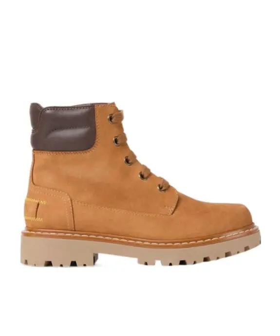 Fendi Nubuck And Leather Biker Boots - Brown