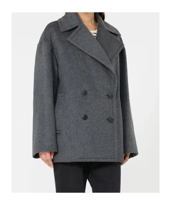 Max Mara Long-sleeved Wool Coat