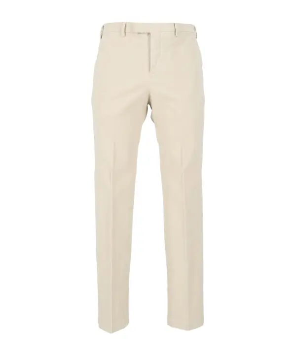 PT TORINO Casual Trousers With Belt Loops - Nude