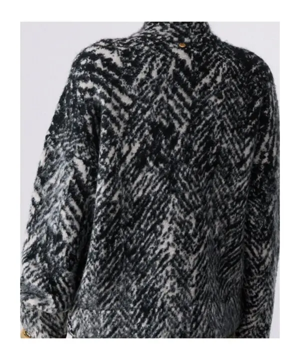 Liu Jo Bomber Jacket In Knit Jacquard