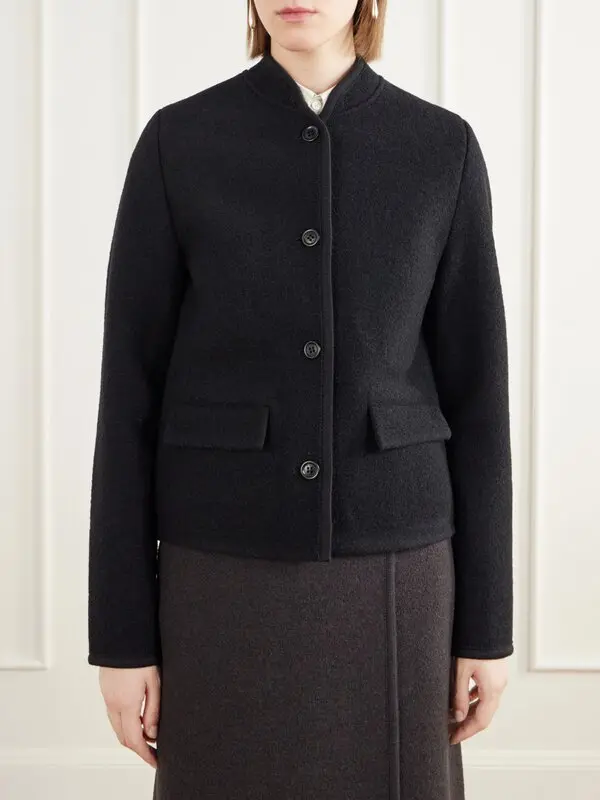 RIER Felted Wool-fleece Jacket