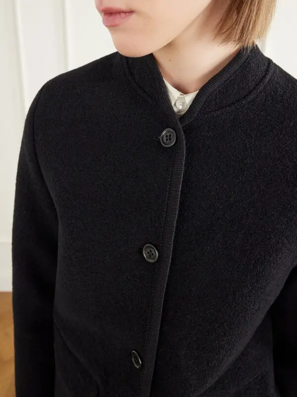 RIER Felted Wool-fleece Jacket