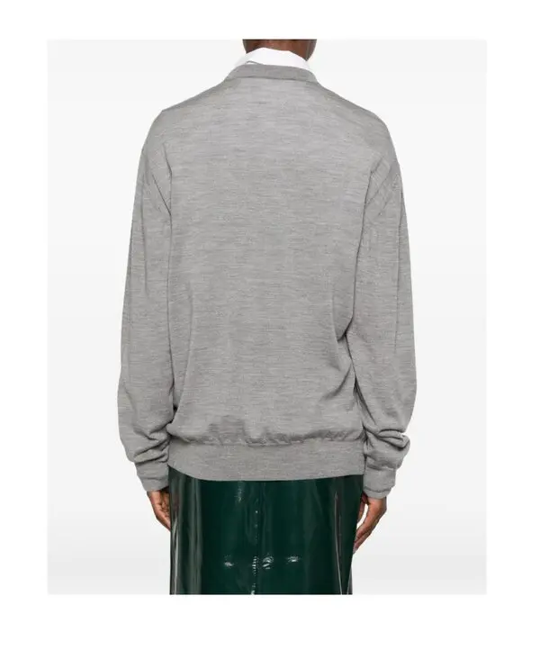 LANVIN Ribbed Crew-neck Knit Top