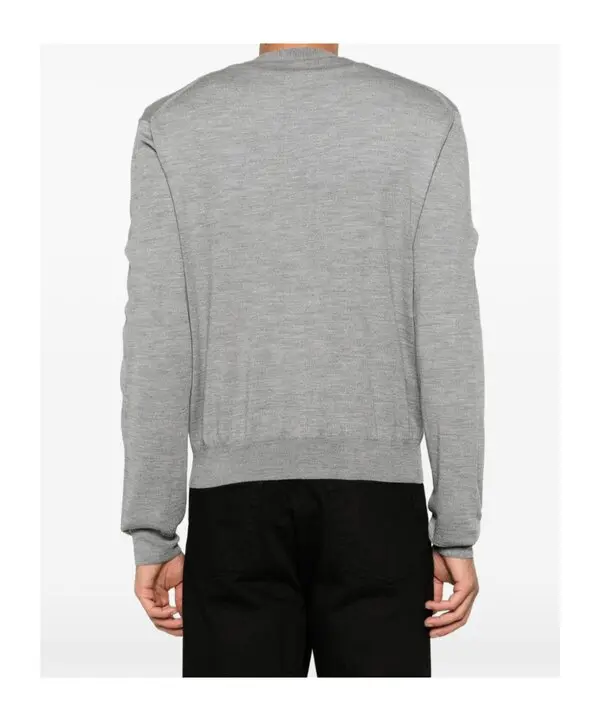 LANVIN V-neck Long-sleeve Knit Top