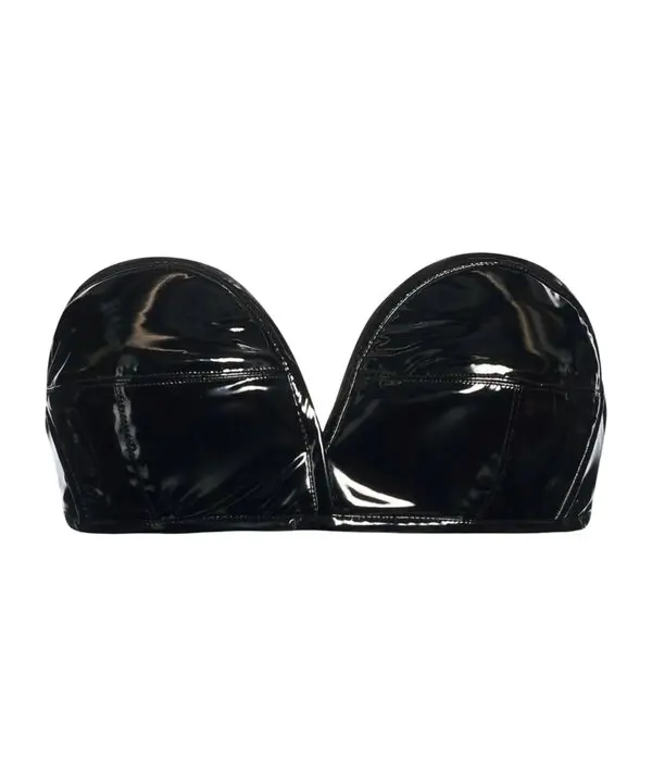 Dolce & Gabbana Bright-colored Strapless Top - Black