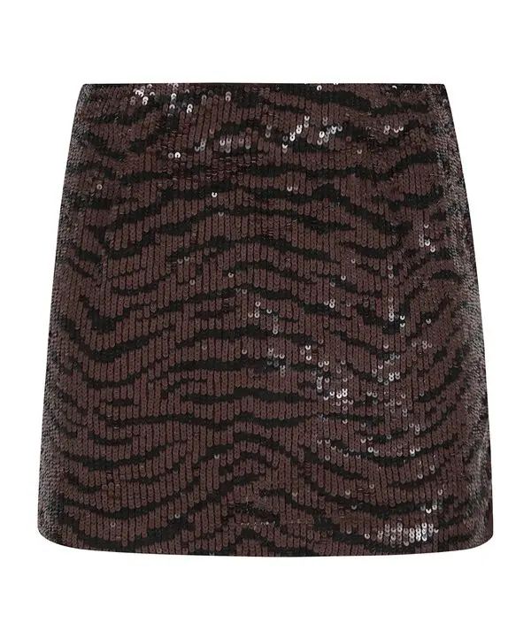 P.a.r.o.s.h Sequined Pattern Mini Skirt