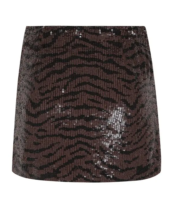 P.a.r.o.s.h Sequined Pattern Mini Skirt