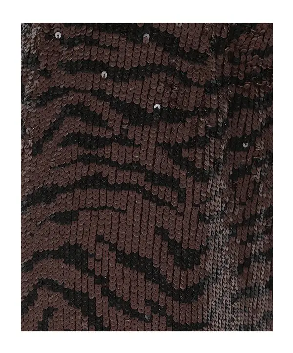 P.a.r.o.s.h Sequined Pattern Mini Skirt