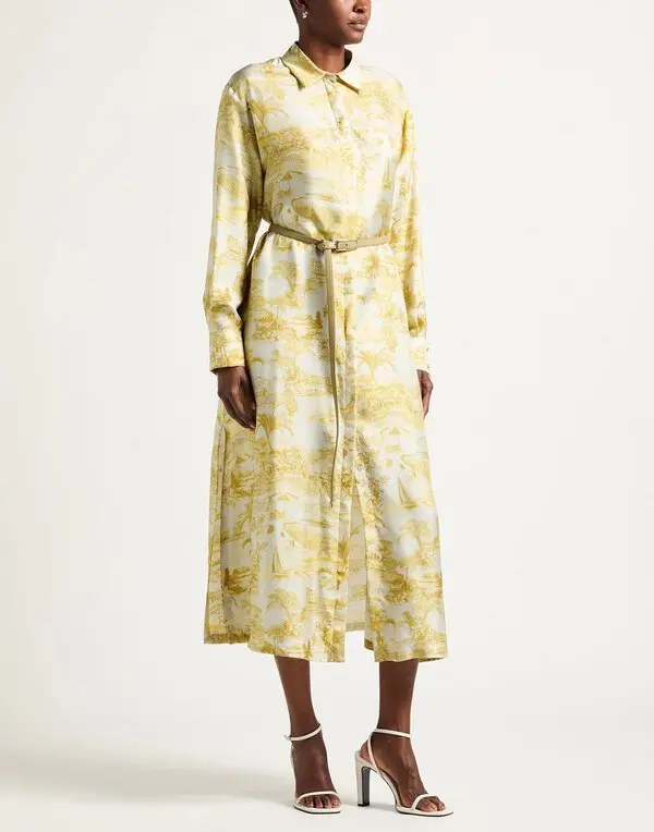 Max Mara Long-sleeved Shirt Dress