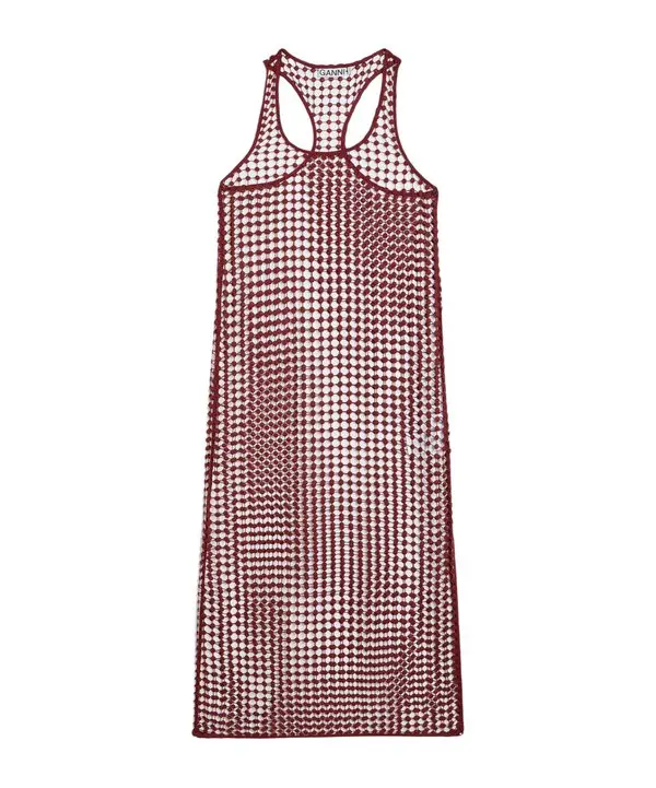 GANNI Sleeveless Knit Dress