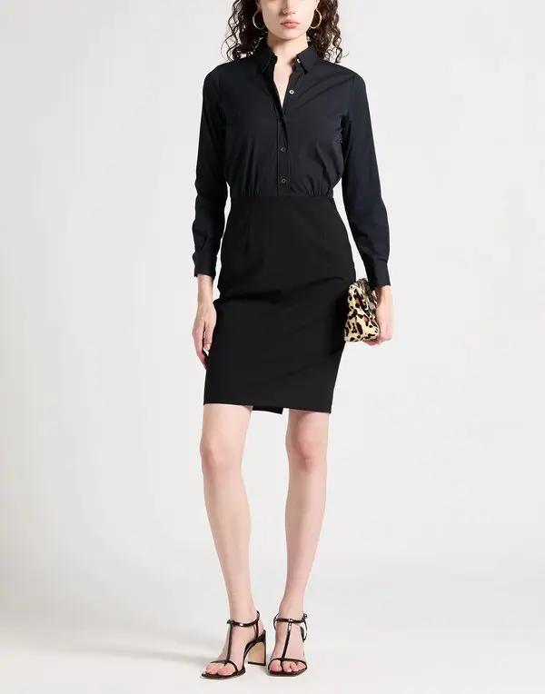 Dolce & Gabbana Solid-color Long-sleeve Shirt Dress