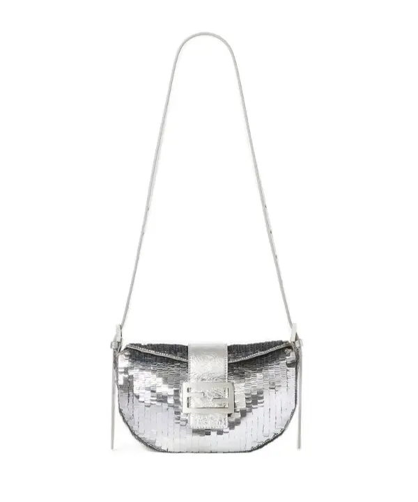 Fendi Sequin Bag - Silver