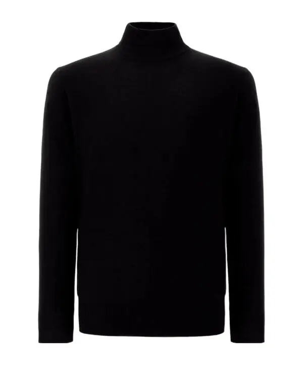 Canali High Neck Wool Knitwear