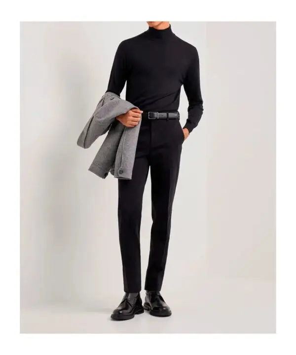 Canali High Neck Wool Knitwear