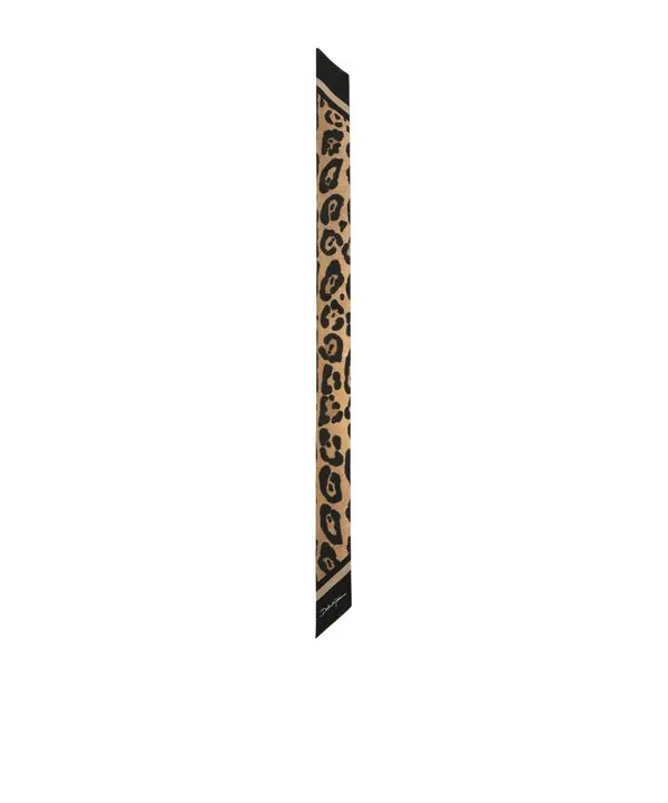 Dolce & Gabbana Pointed-end Silk Scarf