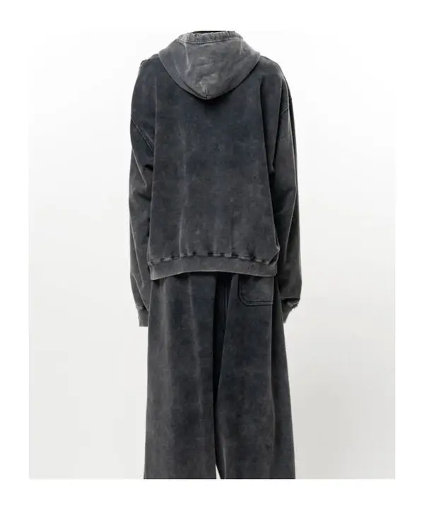 Mihara Yasuhiro Bleached Zip-up Hoodie