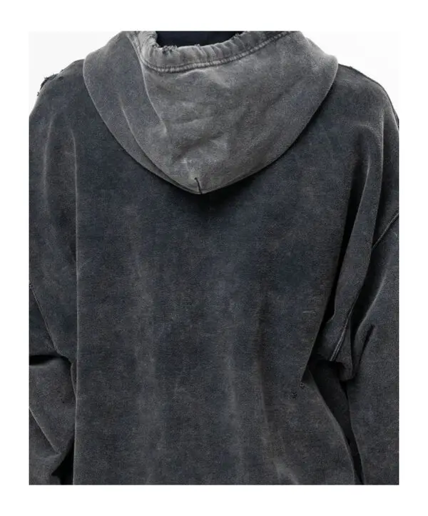 Mihara Yasuhiro Bleached Zip-up Hoodie