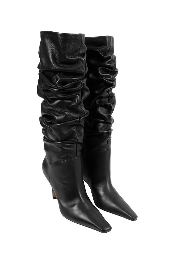 Amina Muaddi High-heeled Tall Boots