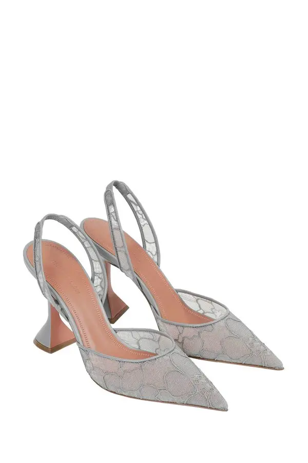 Amina Muaddi Pointed-toe High-heeled Sandals