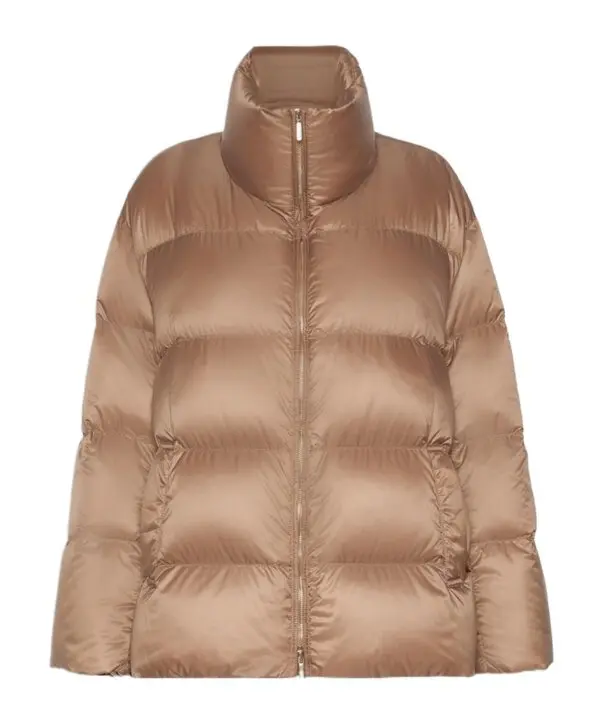 Max Mara Roomy Puffer Jacket In Water-repellent Plain-weave Fabric