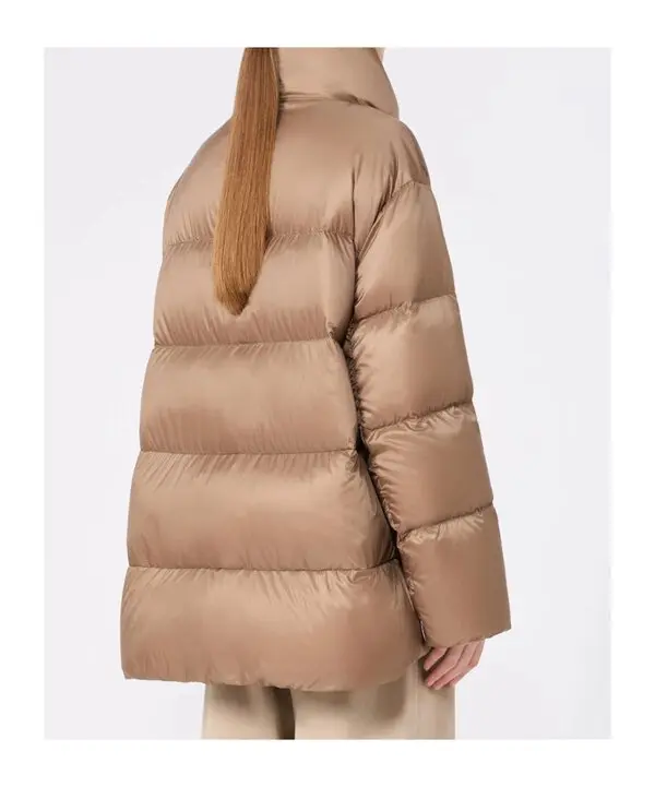 Max Mara Roomy Puffer Jacket In Water-repellent Plain-weave Fabric