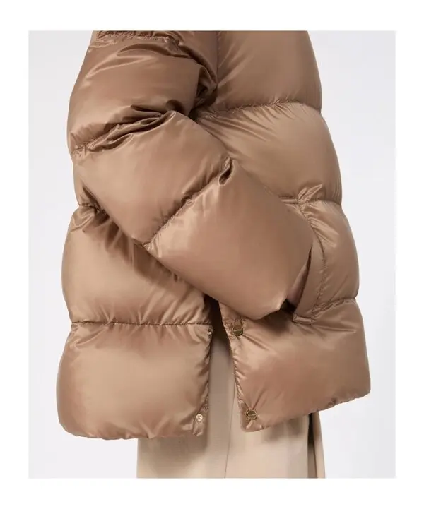 Max Mara Roomy Puffer Jacket In Water-repellent Plain-weave Fabric