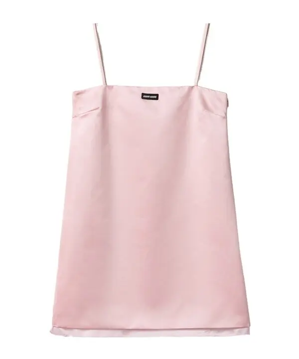 Miu Miu Duchesse Mini-dress - Opal