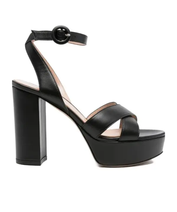 GIANVITO ROSSI 105mm Sabrina Crossover Platform Sandals