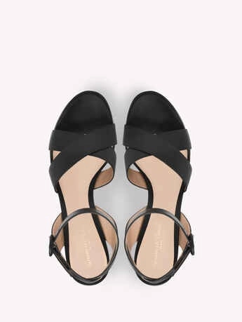 GIANVITO ROSSI 105mm Sabrina Crossover Platform Sandals