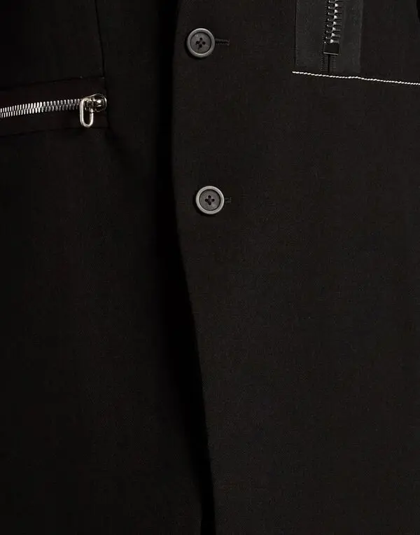 Rick Owens Single-breasted Wool Coat