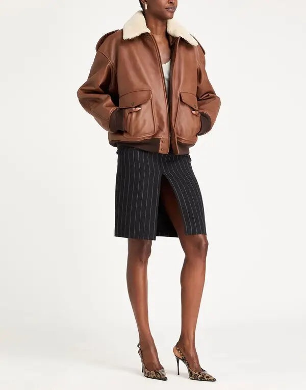 Saint Laurent Casual Leather Jacket