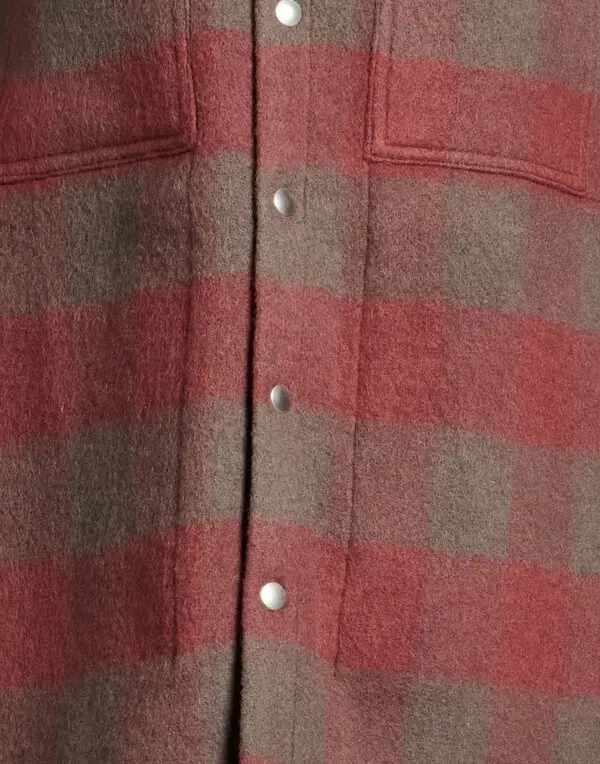 Rick Owens Checked Wool Coat