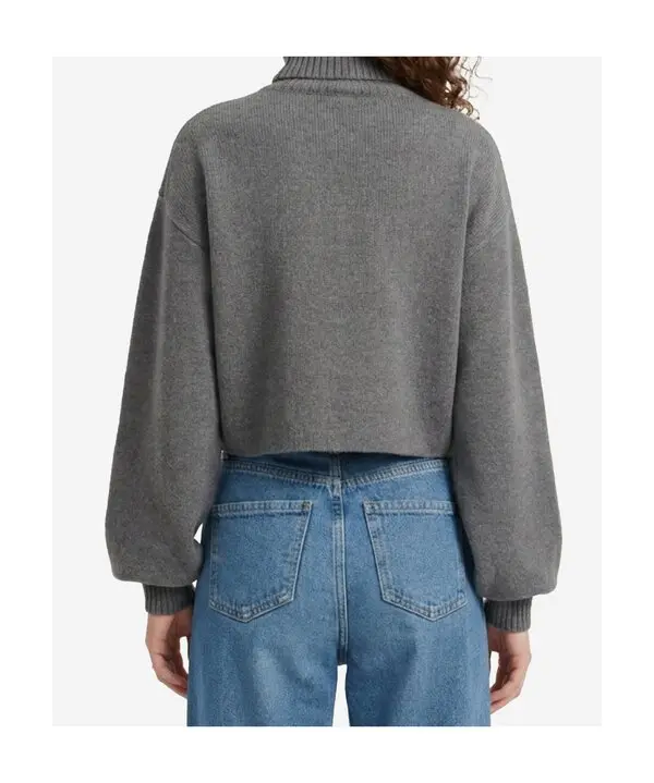 THE FRANKIE SHOP High-neck Cropped Sweater