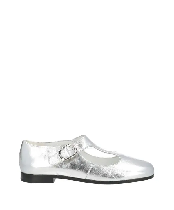 Balenciaga Metallic Ballet Flats