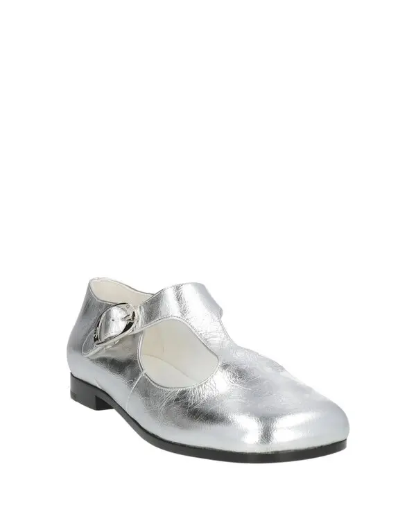 Balenciaga Metallic Ballet Flats