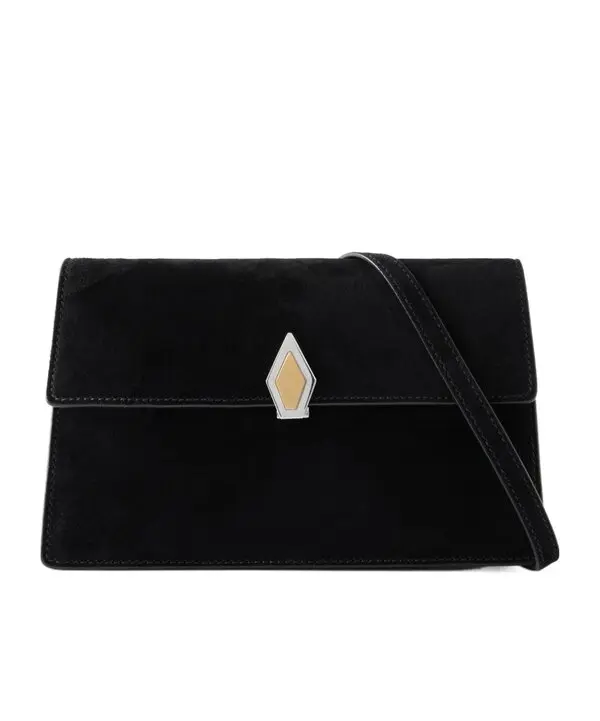 METIER Small Suede Shoulder Bag