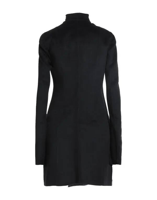 Rick Owens Minimalist Long-sleeved Turtleneck Coat