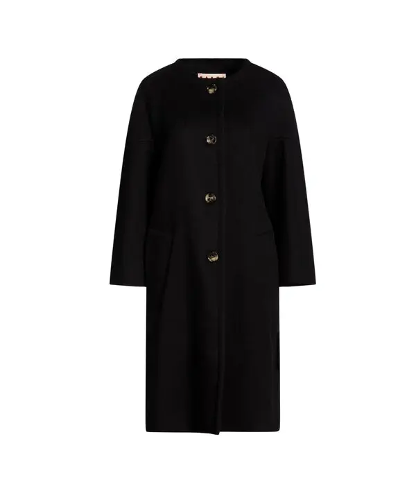 Marni Single-breasted Long-sleeved Overcoat
