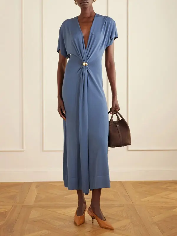 Altuzarra Rene V-neck Dress