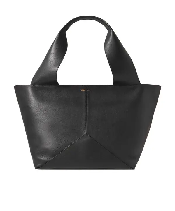 METIER Leather Tote - Black