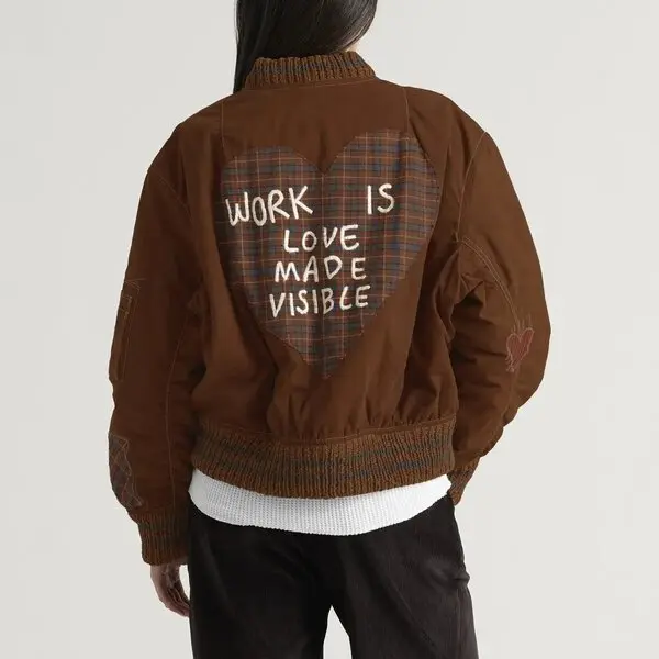 STORY MFG. Long-sleeved Cropped Jacket