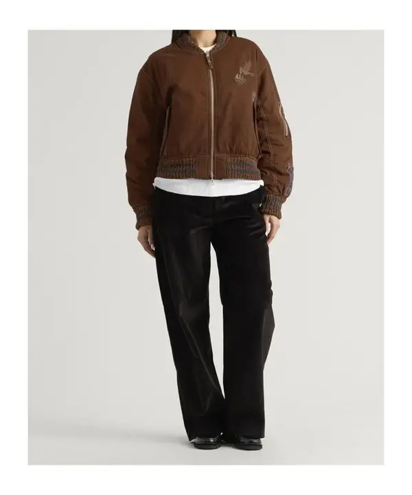 STORY MFG. Long-sleeved Cropped Jacket