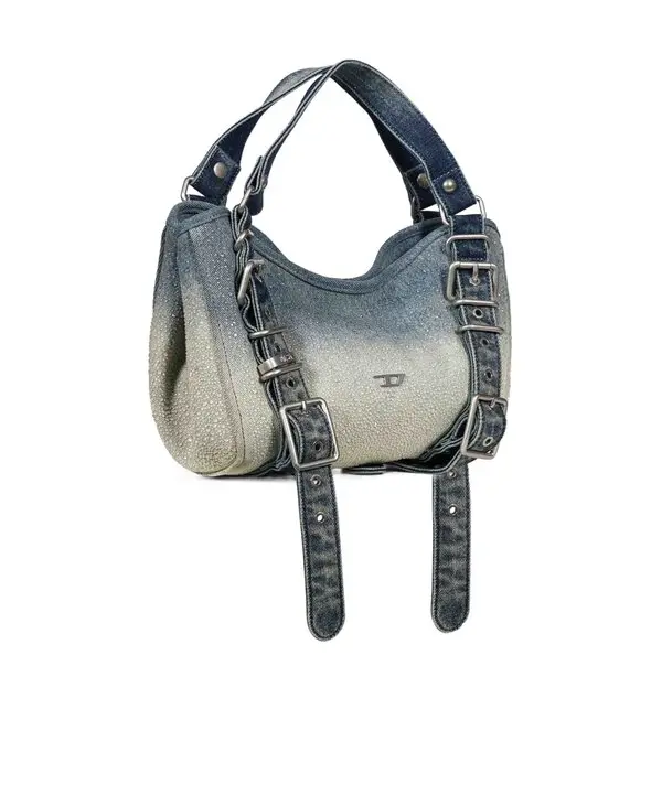 DIESEL® D-one-small Top-handle Bag In Crystal Solarised Denim