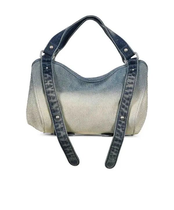 DIESEL® D-one-small Top-handle Bag In Crystal Solarised Denim